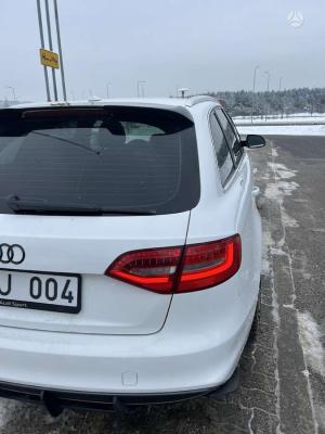 White Audi A4 2014 in Vilnius, with an engine capacity of 1.97 L and mileage of 270 thousand km for 9700 €, photo 10 on AUTOMOTO.COM.LV