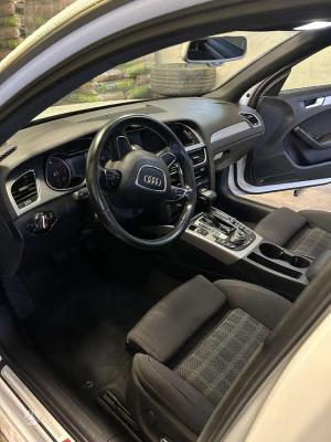 White Audi A4 2014 in Vilnius, with an engine capacity of 1.97 L and mileage of 270 thousand km for 9700 €, photo 13 on AUTOMOTO.COM.LV