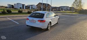 White Audi A4 2014 in Kaunas, with an engine capacity of 2.00 L and mileage of 319 thousand km for 6150 €, photo 9 on AUTOMOTO.COM.LV
