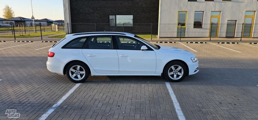 White Audi A4 2014 in Kaunas, with an engine capacity of 2.00 L and mileage of 319 thousand km for 6150 €, photo 13 on AUTOMOTO.COM.LV