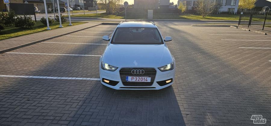 White Audi A4 2014 in Kaunas, with an engine capacity of 2.00 L and mileage of 319 thousand km for 6150 €, photo 16 on AUTOMOTO.COM.LV