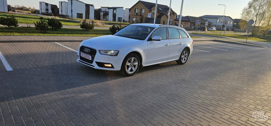 White Audi A4 2014 in Kaunas, with an engine capacity of 2.00 L and mileage of 319 thousand km for 6150 €, photo 18 on AUTOMOTO.COM.LV