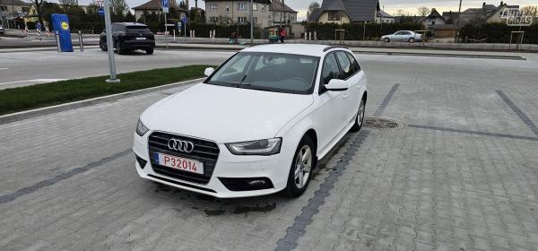 White Audi A4 2014 in Kaunas, with an engine capacity of 2.00 L and mileage of 319 thousand km for 6450 €, photo 1 on AUTOMOTO.COM.LV