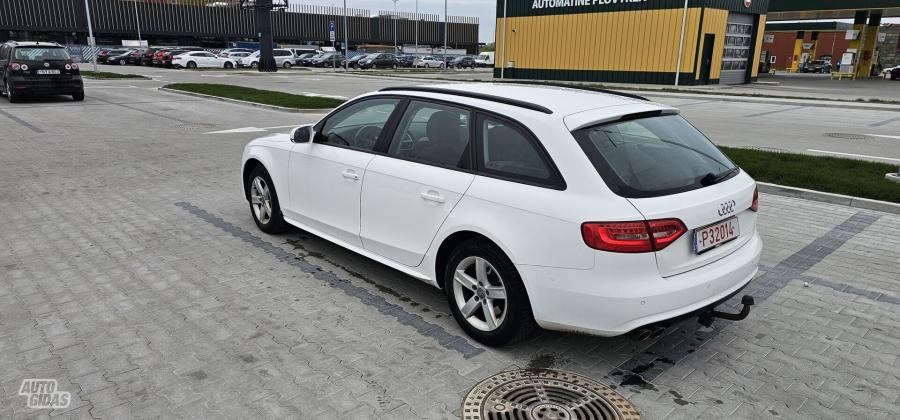 White Audi A4 2014 in Kaunas, with an engine capacity of 2.00 L and mileage of 319 thousand km for 6450 €, photo 6 on AUTOMOTO.COM.LV