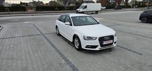 White Audi A4 2014 in Kaunas, with an engine capacity of 2.00 L and mileage of 319 thousand km for 6450 €, photo 12 on AUTOMOTO.COM.LV