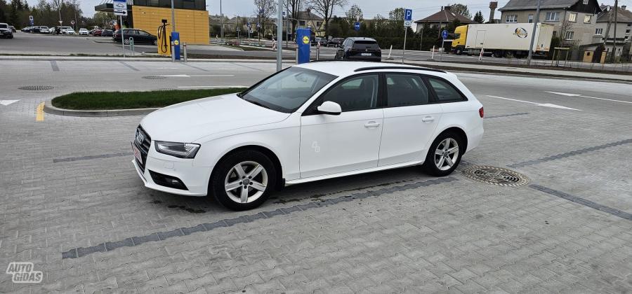White Audi A4 2014 in Kaunas, with an engine capacity of 2.00 L and mileage of 319 thousand km for 6450 €, photo 17 on AUTOMOTO.COM.LV