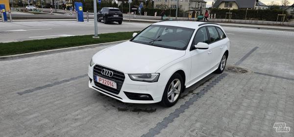 White Audi A4 2014 in Kaunas, with an engine capacity of 2.00 L and mileage of 319 thousand km for 6450 €, photo 2 on AUTOMOTO.COM.LV