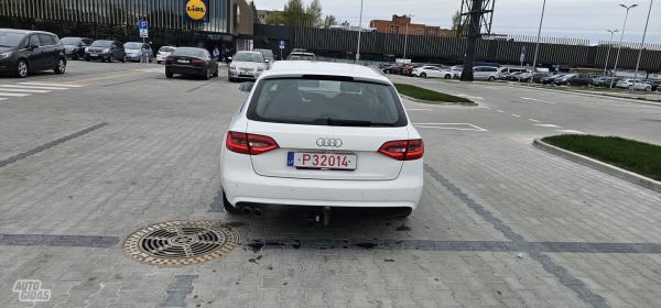 White Audi A4 2014 in Kaunas, with an engine capacity of 2.00 L and mileage of 319 thousand km for 6450 €, photo 6 on AUTOMOTO.COM.LV