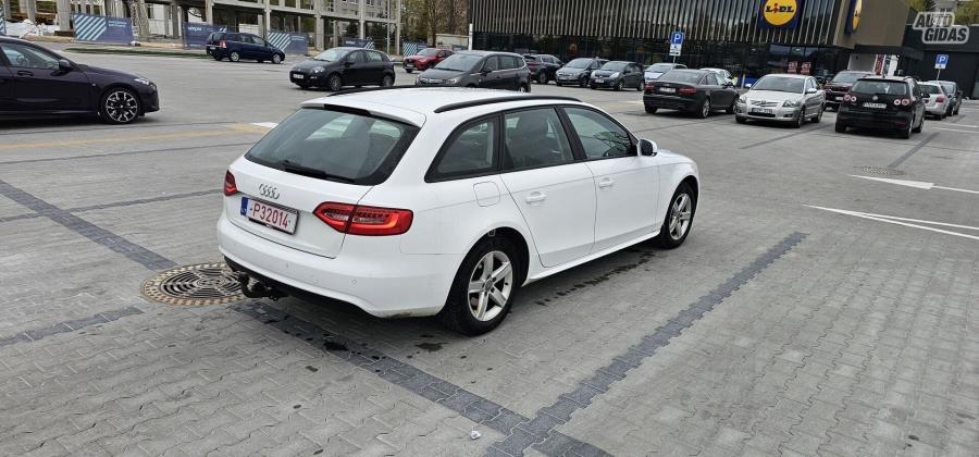 White Audi A4 2014 in Kaunas, with an engine capacity of 2.00 L and mileage of 319 thousand km for 6450 €, photo 9 on AUTOMOTO.COM.LV