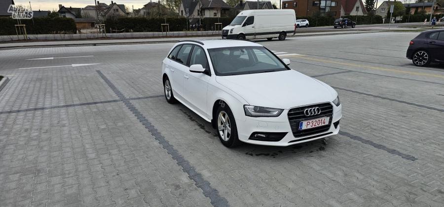 White Audi A4 2014 in Kaunas, with an engine capacity of 2.00 L and mileage of 319 thousand km for 6450 €, photo 12 on AUTOMOTO.COM.LV