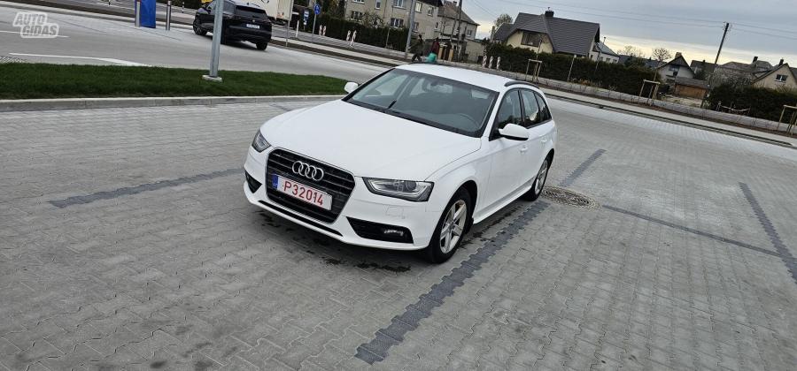 White Audi A4 2014 in Kaunas, with an engine capacity of 2.00 L and mileage of 319 thousand km for 6450 €, photo 16 on AUTOMOTO.COM.LV