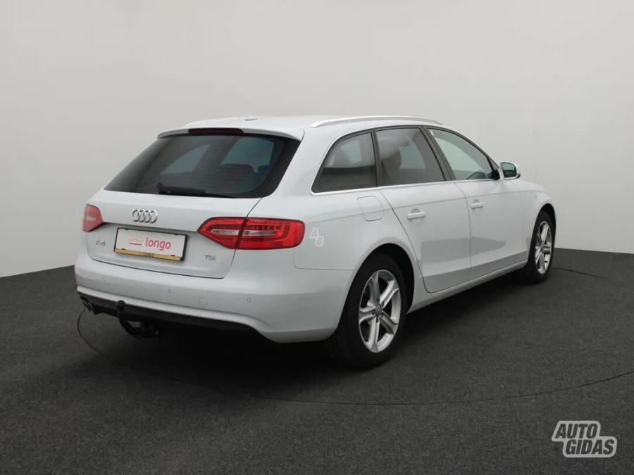 White Audi A4 2014 in Vilnius, with an engine capacity of 2.00 L and mileage of 167 thousand km for 9999 €, photo 9 on AUTOMOTO.COM.LV