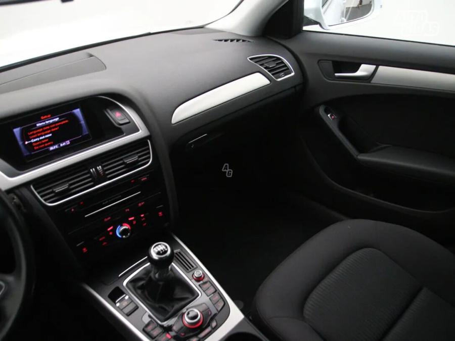 White Audi A4 2014 in Vilnius, with an engine capacity of 2.00 L and mileage of 167 thousand km for 9999 €, photo 22 on AUTOMOTO.COM.LV