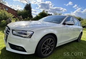 Balts Audi A4 2014 Aizkraukle, ar dzinēja tilpumu 2.00 L un nobraukumu 202 tūkst. km par 7615 €, foto  vietnē AUTOMOTO.COM.LV