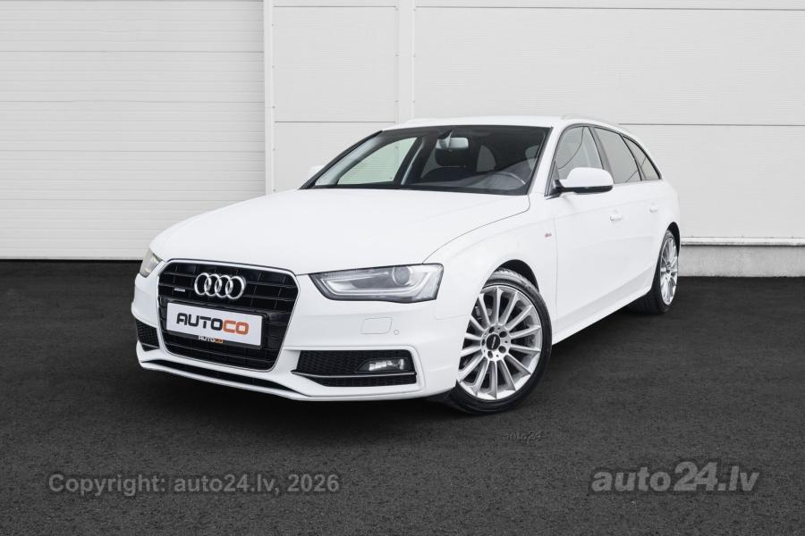 White Audi A4 2014 in Tallinn, with an engine capacity of 2.00 L and mileage of 277 thousand km for 7999 €, photo 1 on AUTOMOTO.COM.LV