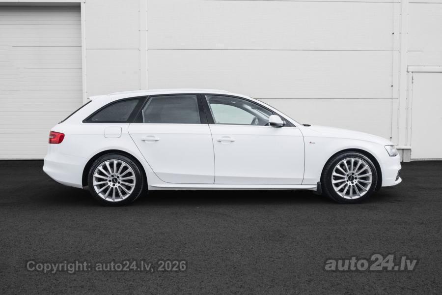 White Audi A4 2014 in Tallinn, with an engine capacity of 2.00 L and mileage of 277 thousand km for 7999 €, photo 5 on AUTOMOTO.COM.LV