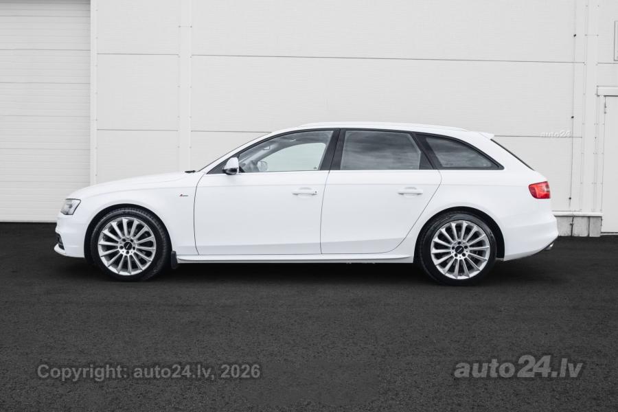 White Audi A4 2014 in Tallinn, with an engine capacity of 2.00 L and mileage of 277 thousand km for 7999 €, photo 6 on AUTOMOTO.COM.LV