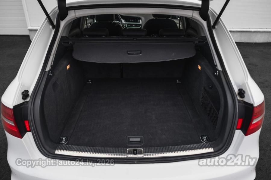 White Audi A4 2014 in Tallinn, with an engine capacity of 2.00 L and mileage of 277 thousand km for 7999 €, photo 13 on AUTOMOTO.COM.LV