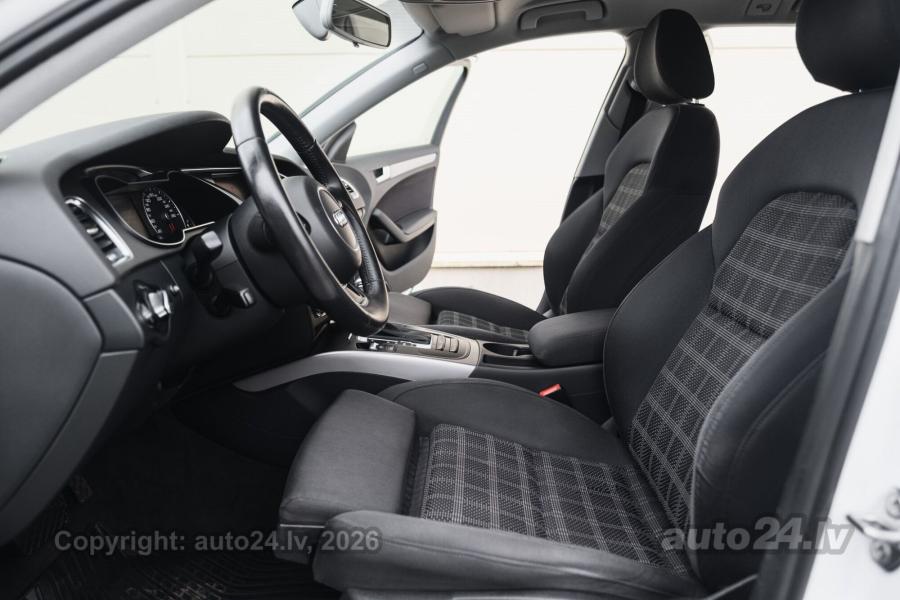 White Audi A4 2014 in Tallinn, with an engine capacity of 2.00 L and mileage of 277 thousand km for 7999 €, photo 15 on AUTOMOTO.COM.LV