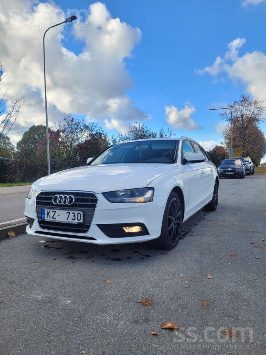 White Audi A4 2014 in Riga, with an engine capacity of 2.00 L and mileage of 342 thousand km for 6000 €, photo 3 on AUTOMOTO.COM.LV