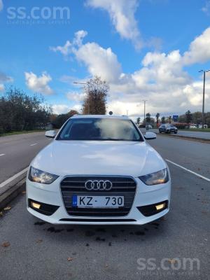 White Audi A4 2014 in Riga, with an engine capacity of 2.00 L and mileage of 342 thousand km for 6000 €, photo 4 on AUTOMOTO.COM.LV