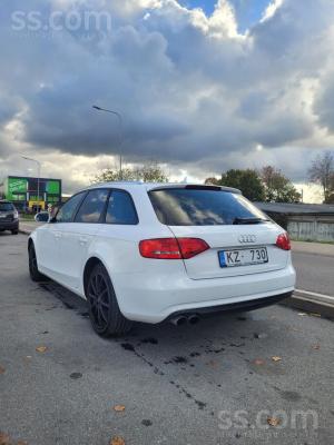 White Audi A4 2014 in Riga, with an engine capacity of 2.00 L and mileage of 342 thousand km for 6000 €, photo 6 on AUTOMOTO.COM.LV