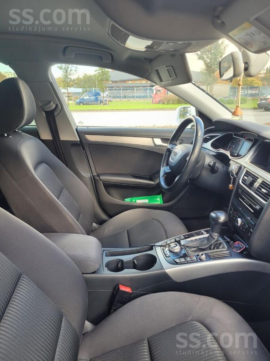 White Audi A4 2014 in Riga, with an engine capacity of 2.00 L and mileage of 342 thousand km for 6000 €, photo 11 on AUTOMOTO.COM.LV