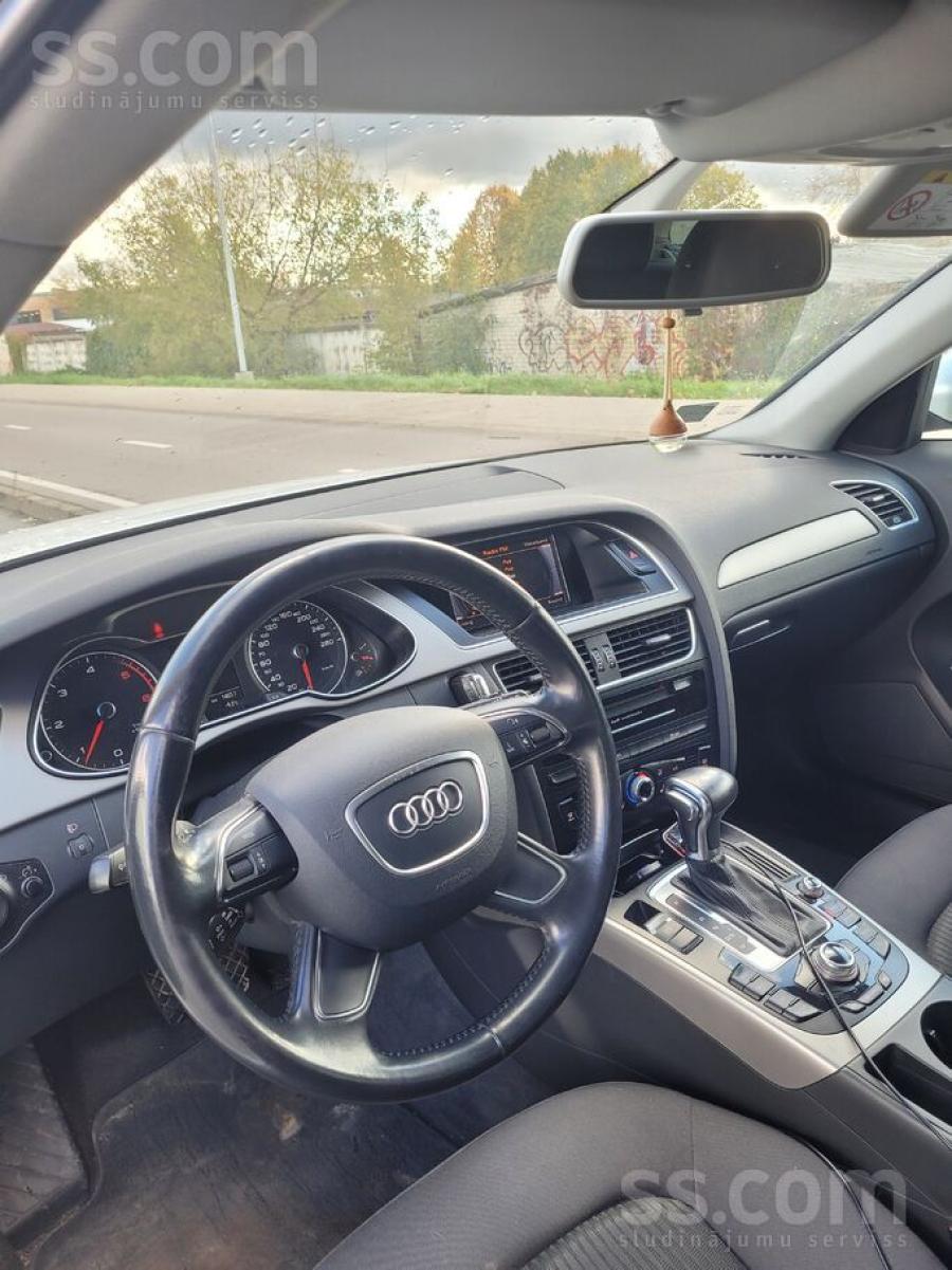 White Audi A4 2014 in Riga, with an engine capacity of 2.00 L and mileage of 342 thousand km for 6000 €, photo 13 on AUTOMOTO.COM.LV