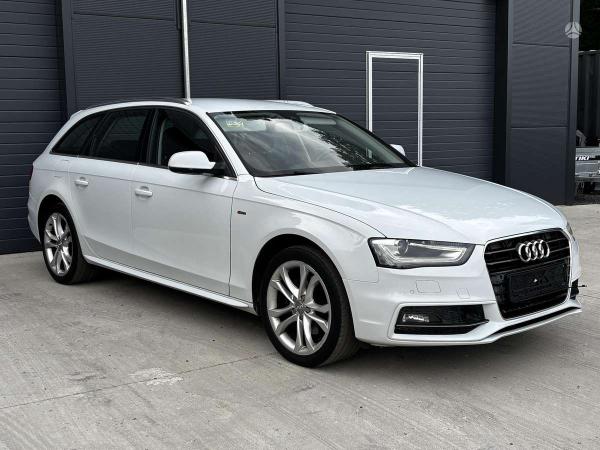 White Audi A4 2014 in Utena, with an engine capacity of 2.00 L and mileage of 433 thousand km for 5950 €, photo 2 on AUTOMOTO.COM.LV