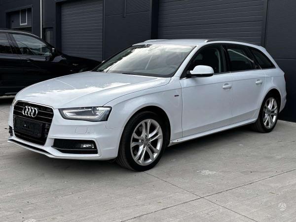 White Audi A4 2014 in Utena, with an engine capacity of 2.00 L and mileage of 433 thousand km for 5950 €, photo 5 on AUTOMOTO.COM.LV