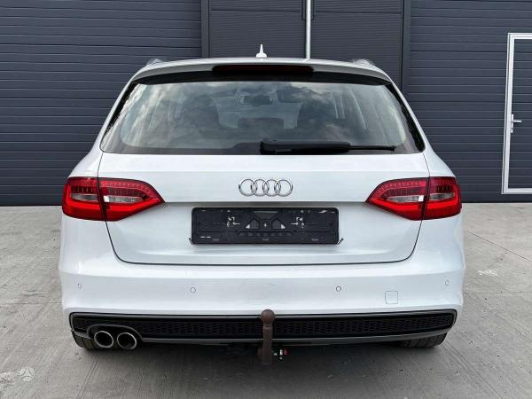 White Audi A4 2014 in Utena, with an engine capacity of 2.00 L and mileage of 433 thousand km for 5950 €, photo 8 on AUTOMOTO.COM.LV