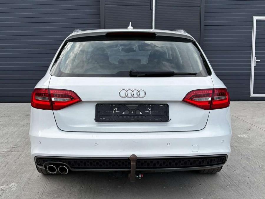 Balts Audi A4 2014 Utena, ar dzinēja tilpumu 2.00 L un nobraukumu 433 tūkst. km par 5950 €, foto 9 vietnē AUTOMOTO.COM.LV