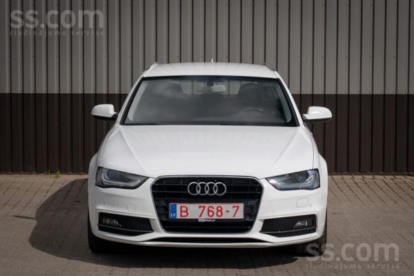 White Audi A4 2014 in Talsi, with an engine capacity of 2.00 L and mileage of 270 thousand km for 8790 €, photo 3 on AUTOMOTO.COM.LV