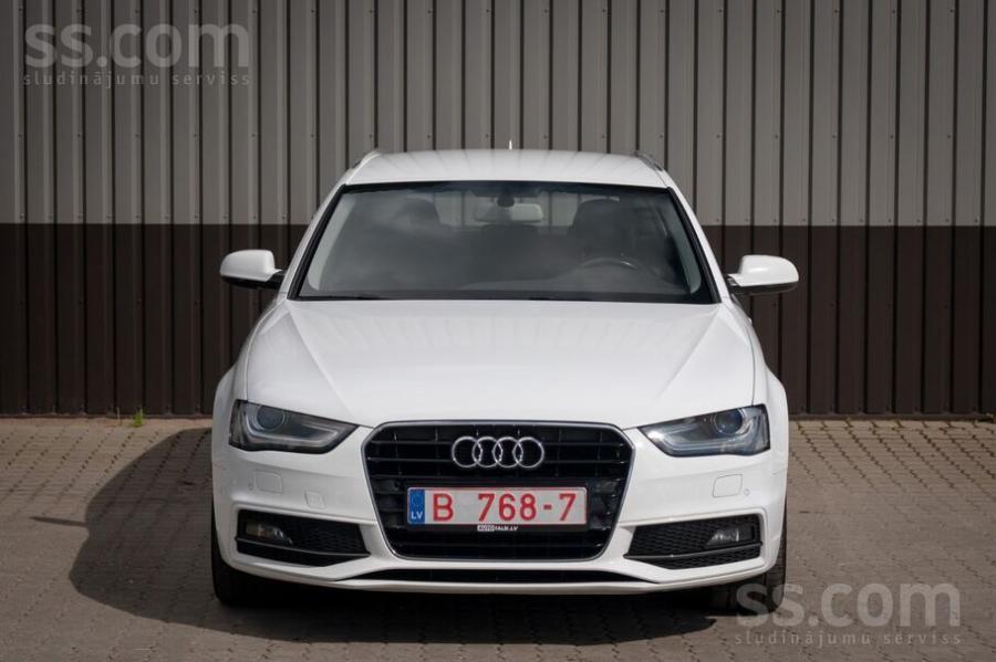 White Audi A4 2014 in Talsi, with an engine capacity of 2.00 L and mileage of 270 thousand km for 8790 €, photo 3 on AUTOMOTO.COM.LV