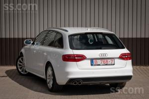 White Audi A4 2014 in Talsi, with an engine capacity of 2.00 L and mileage of 270 thousand km for 8790 €, photo 5 on AUTOMOTO.COM.LV