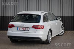 White Audi A4 2014 in Talsi, with an engine capacity of 2.00 L and mileage of 270 thousand km for 8790 €, photo 8 on AUTOMOTO.COM.LV