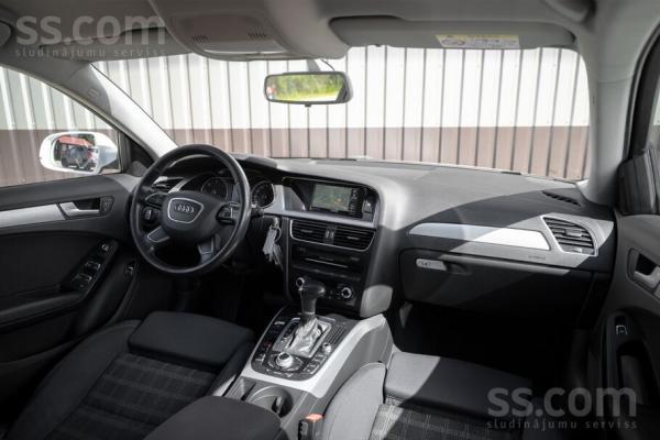 White Audi A4 2014 in Talsi, with an engine capacity of 2.00 L and mileage of 270 thousand km for 8790 €, photo 9 on AUTOMOTO.COM.LV