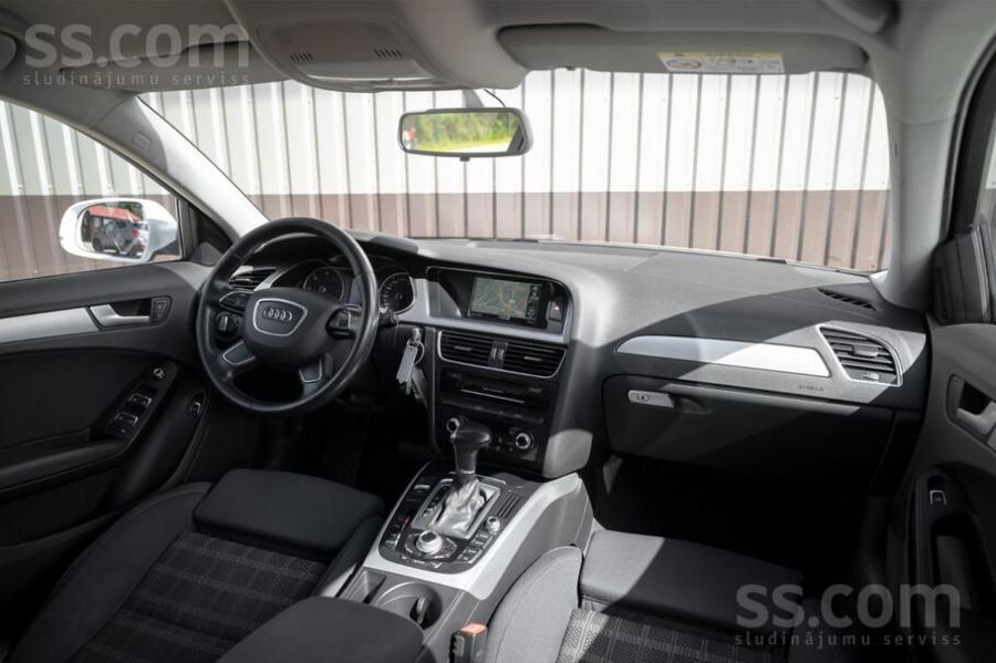 White Audi A4 2014 in Talsi, with an engine capacity of 2.00 L and mileage of 270 thousand km for 8790 €, photo 9 on AUTOMOTO.COM.LV