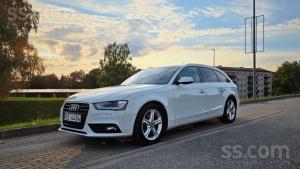 White Audi A4 2014 in Talsi, with an engine capacity of 2.00 L and mileage of 280 thousand km for 10950 €, photo  on AUTOMOTO.COM.LV