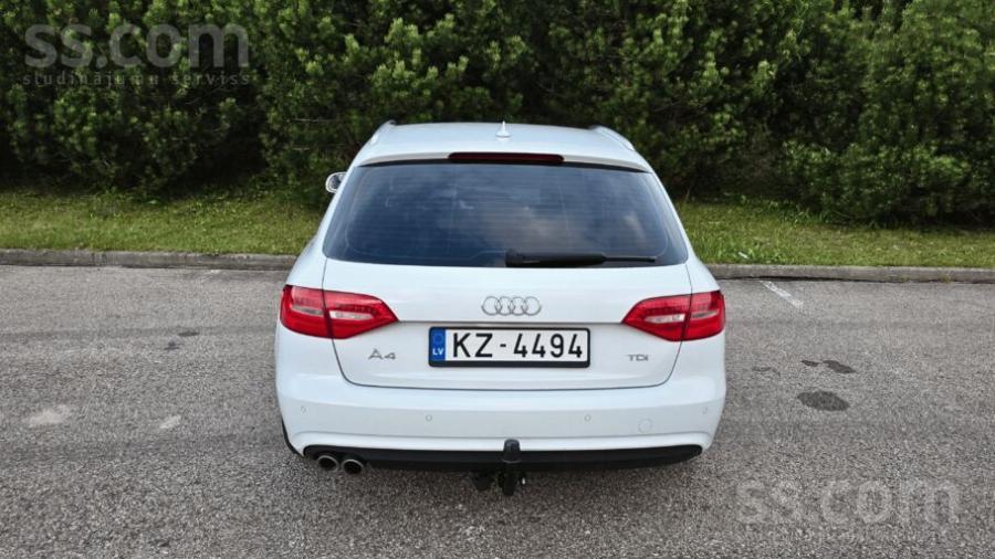 Balts Audi A4 2014 Talsi, ar dzinēja tilpumu 2.00 L un nobraukumu 280 tūkst. km par 10950 €, foto 9 vietnē AUTOMOTO.COM.LV