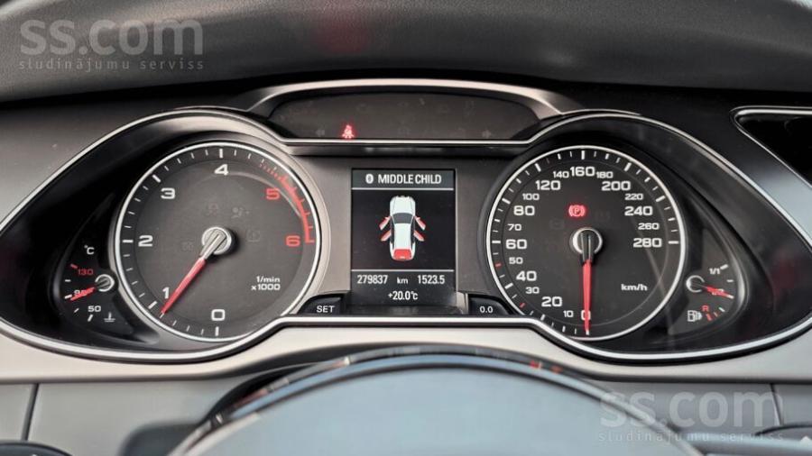 Balts Audi A4 2014 Talsi, ar dzinēja tilpumu 2.00 L un nobraukumu 280 tūkst. km par 10950 €, foto 19 vietnē AUTOMOTO.COM.LV