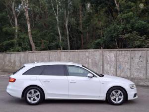 White Audi A4 2014 in Vilnius, with an engine capacity of 1.97 L and mileage of 232 thousand km for 6900 €, photo 8 on AUTOMOTO.COM.LV