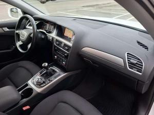 White Audi A4 2014 in Vilnius, with an engine capacity of 1.97 L and mileage of 232 thousand km for 6900 €, photo 12 on AUTOMOTO.COM.LV