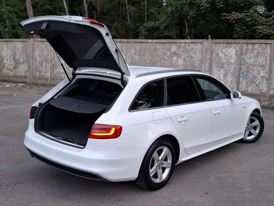 Balts Audi A4 2014 Viļņa, ar dzinēja tilpumu 1.97 L un nobraukumu 232 tūkst. km par 6900 €, foto 27 vietnē AUTOMOTO.COM.LV