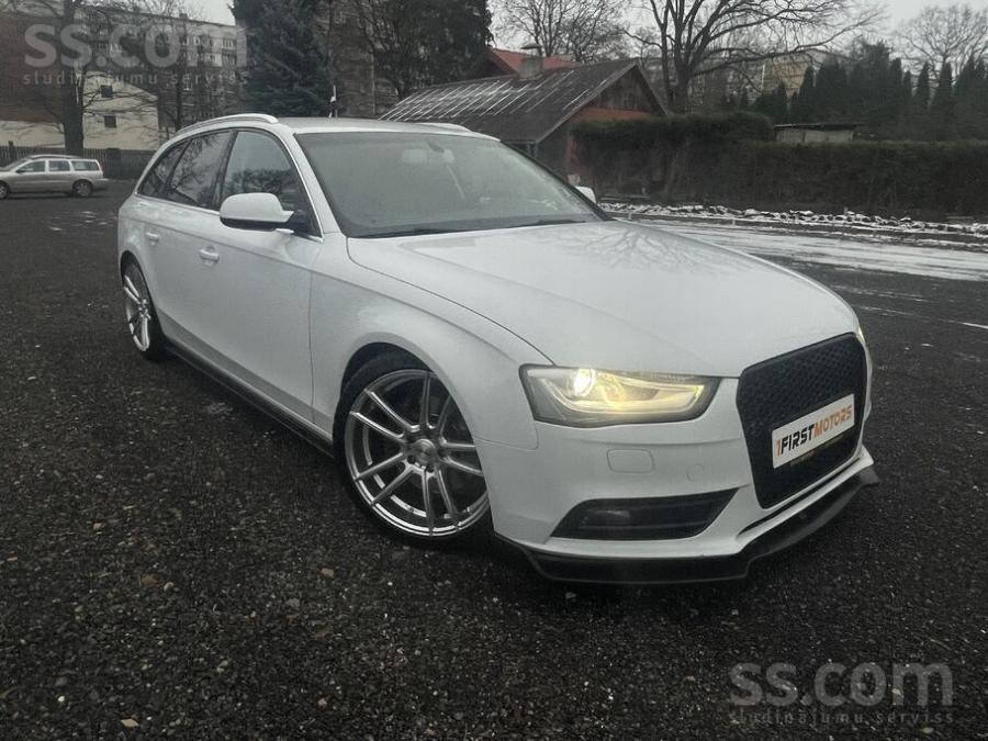 White Audi A4 2015 in Riga, with an engine capacity of 2.00 L and mileage of 252 thousand km for 10950 €, photo 3 on AUTOMOTO.COM.LV