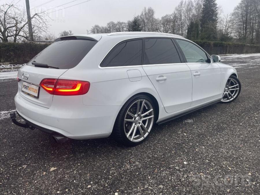 White Audi A4 2015 in Riga, with an engine capacity of 2.00 L and mileage of 252 thousand km for 10950 €, photo 4 on AUTOMOTO.COM.LV