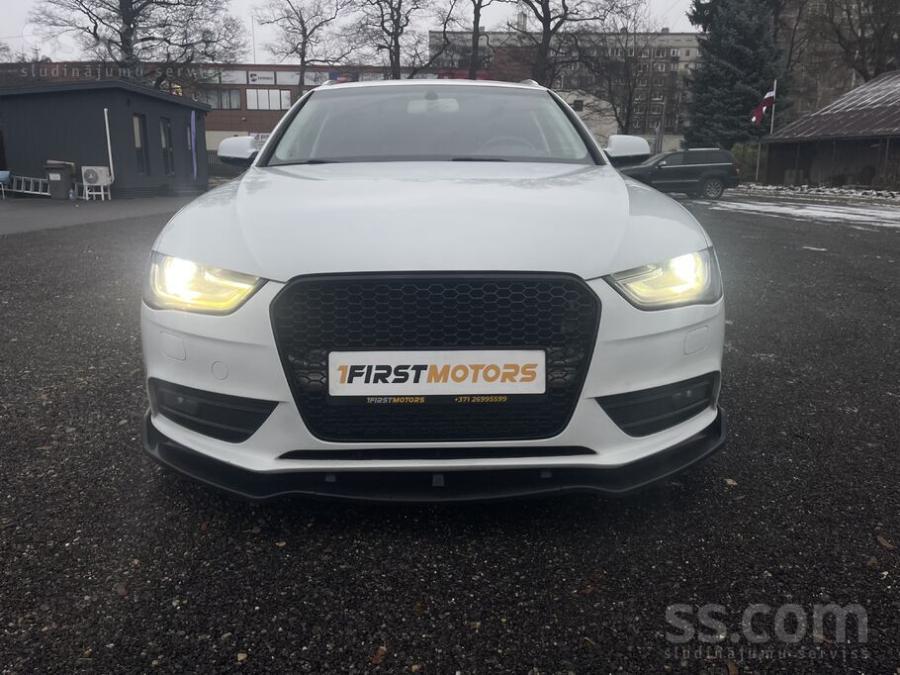 White Audi A4 2015 in Riga, with an engine capacity of 2.00 L and mileage of 252 thousand km for 10950 €, photo 5 on AUTOMOTO.COM.LV