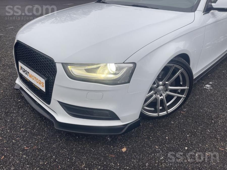 White Audi A4 2015 in Riga, with an engine capacity of 2.00 L and mileage of 252 thousand km for 10950 €, photo 7 on AUTOMOTO.COM.LV