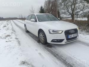 Balts Audi A4 2015 Rīga, ar dzinēja tilpumu 2.00 L un nobraukumu 302 tūkst. km par 10450 €, foto  vietnē AUTOMOTO.COM.LV