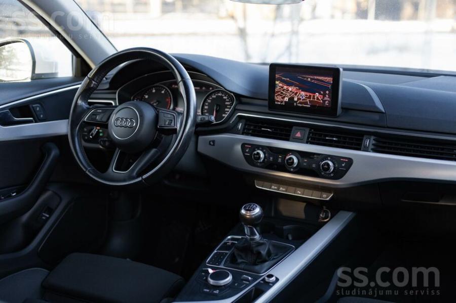 White Audi A4 2015 in Riga, with an engine capacity of 2.00 L and mileage of 298 thousand km for 13290 €, photo 28 on AUTOMOTO.COM.LV